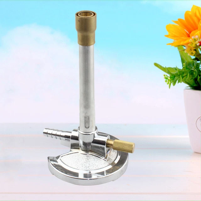 MINI BUNSEN BURNER Flame Lab - Gas Light Natural Refill £14.88 ...