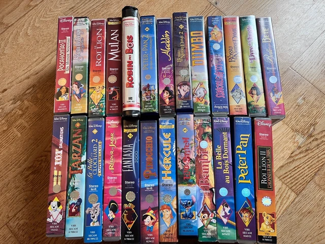 LOT DE 25 cassettes vhs walt disney EUR 400,00 - PicClick FR