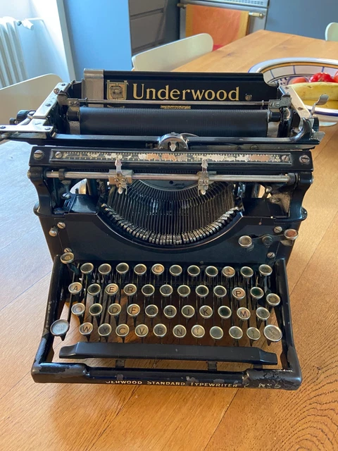 MACHINE À ÉCRIRE Underwood n°5 de 1916 EUR 80,00 - PicClick FR