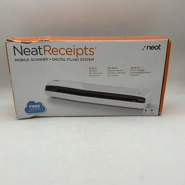 NEATRECEIPTS NM-1000 MOBILE Scanner-Digital Filing System *Includes All ...