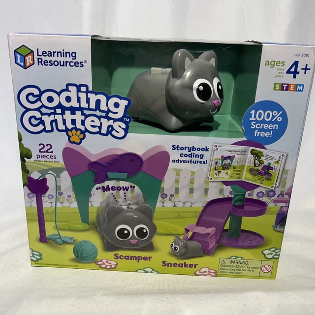 LEARNING RESOURCES CODING Critters Scamper & Sneaker Educational ...