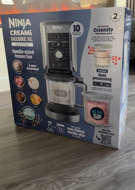 NINJA CREAMI DELUXE 10-in-1 Ice Cream and Frozen Drink Maker NC501UK ...