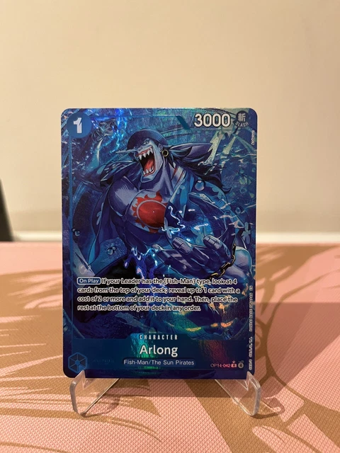 ONE PIECE TCG Arlong OP14-042 ALT ART - The Azure Seas Seven - ENGLISH ...