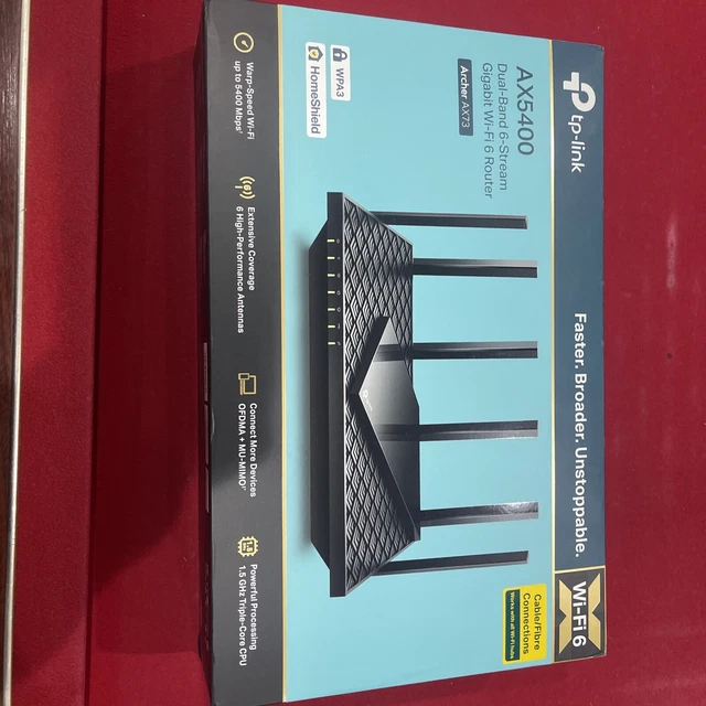 TP-LINK AX5400 DUAL-BAND Gigabit Wi-Fi 6 Router 5400Mbps Archer AX73 UK ...
