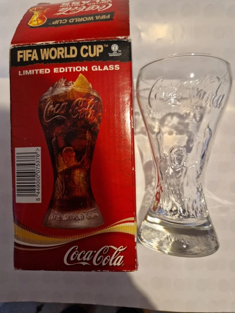 COCA COLA GLASS Fifa World Cup Limited Edition Boxed Collectable ...
