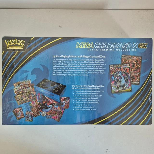 Ultra-Premium Collection Pokemon Pokmon TCG: Mega Charizard X Ex Mega ...