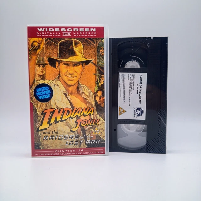 INDIANA JONES AND the Raiders Of The Lost Ark VHS Widescreen Sealed ...