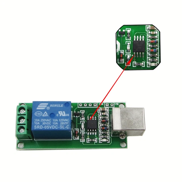 5V/12V USB RELAY 1/2/4/8 Channel Programmable Computer Control Relay ...