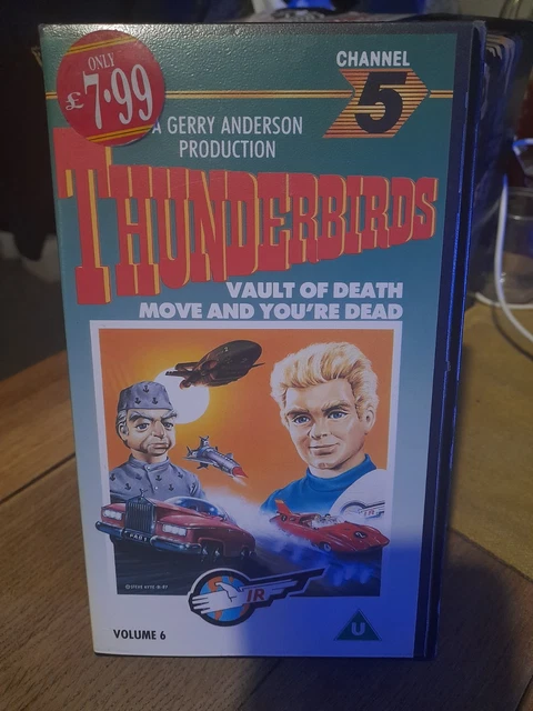 THUNDERBIRDS VOLUME 6 Channel 5 VHS Video Polygram 1987 Gerry Anderson ...