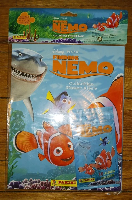 WALT DISNEY PIXAR Finding Nemo Sticker Album Factory Sealed Stickers ...