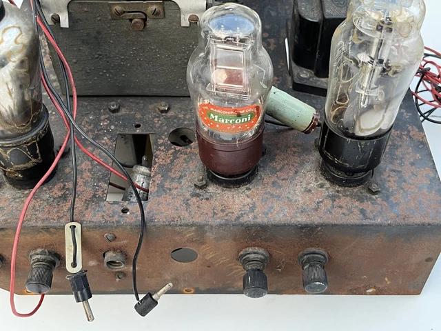 COSSOR VALVE RADIO Amplifier Chassis £19.00 - PicClick UK