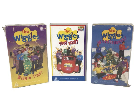 THE WIGGLES VHS Cassette Tapes X 3 £18.66 - PicClick UK