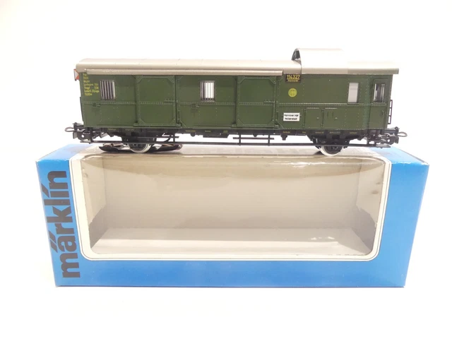MÄRKLIN H0 4103 Gepäckwagen Pwi mit Schlusslichtern der DRG in OVP G4482 EUR 14,99 - PicClick DE