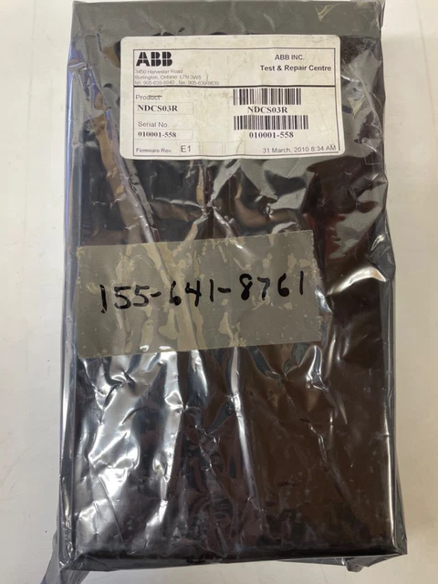 ABB BAILEY DIGITAL CONTROL STATION NDCS03 VERSION E1 NETWORK 90 24VDC ...