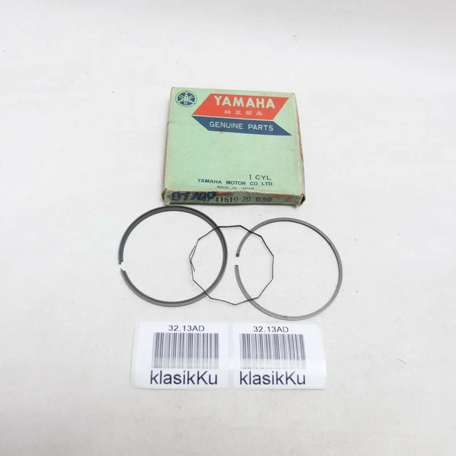 NOS OEM YAMAHA DT100 DT100A 1974 DT100B 1975 Piston Anneau Taille 0.50 EUR 25,46 - PicClick FR