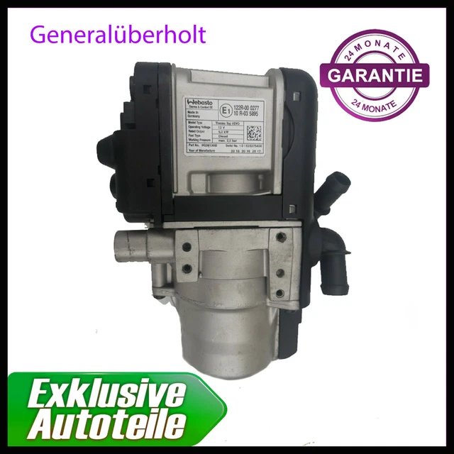 WEBASTO THERMO TOP EVO Mercedes W222 Standheizung Austausch 122R000258 ...
