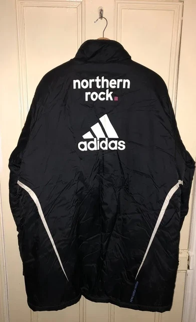 VINTAGE NEWCASTLE UNITED Northern Rock Adidas Padded Training Jacket ...
