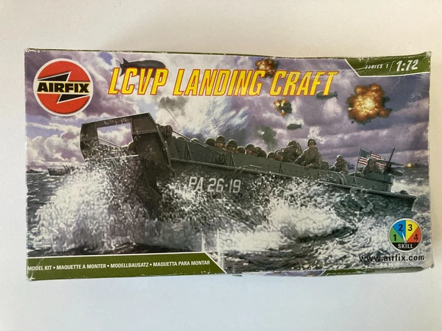 AIRFIX 1/72 SCALE LCVP Landing Craft plastic model kit, complete ...
