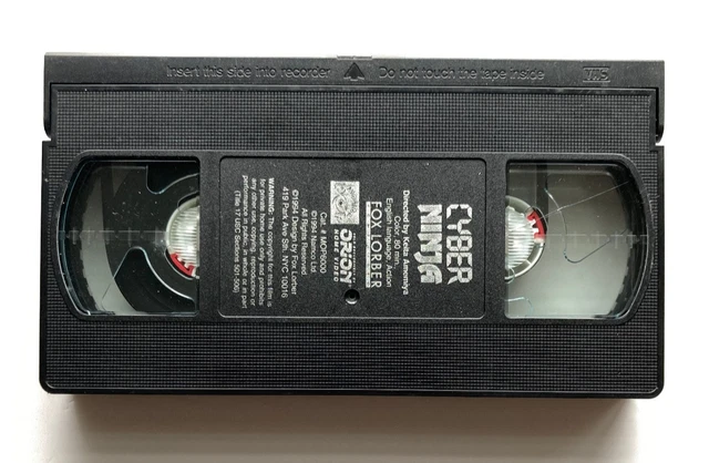 CYBER NINJA VHS 1988 80s Sci-fi Cult Keita Amemiya Warlord Mondo Pop ...