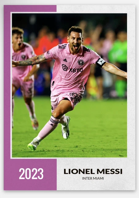 LIONEL MESSI CARD Inter Miami Soccer Card EUR 8,78 - PicClick FR