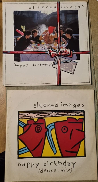 ALTERED IMAGES HAPPY Birthday UK LP & 3 Track 12" Single £7.75 ...