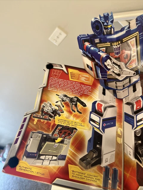 TRANSFORMERS G1 COMMEMORATIVE Series Reissue Soundwave, Ravage ...