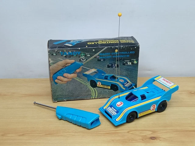 VINTAGE 1980S TANDY Radio Controlled Racer Porsche - Faulty / Needs ...