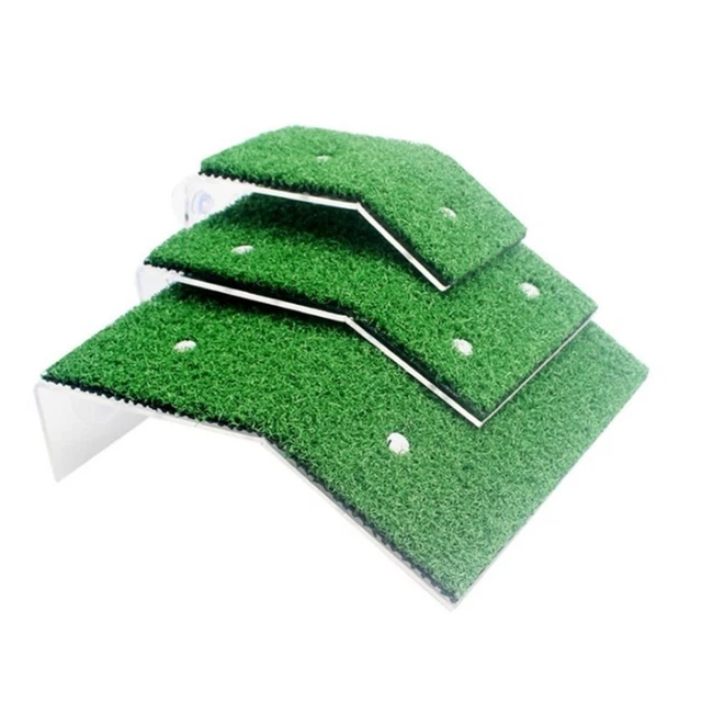 FISH FOR TANK Grass Ladder Suction Cup Aquarium Tortoise Climbing Platf ...