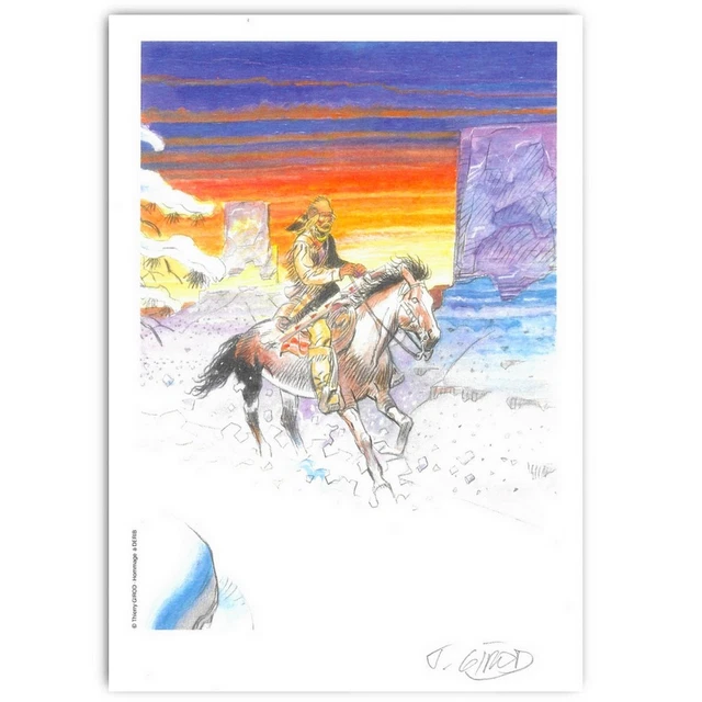 EX-LIBRIS OFFSET HOMMAGE à Dérib signé par Girod (14,5x21cm) EUR 9,99 ...