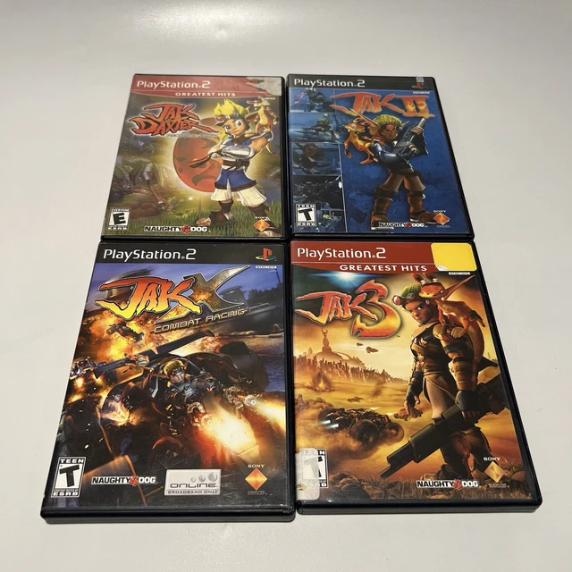 JAK AND DAXTER 1 2 3 Jak X Combat Racing Bundle (Sony Playstation 2 PS2 ...