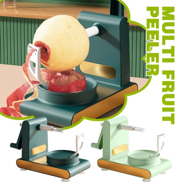 MANUAL ROTARY FRUIT Peeler Kitchen Fruit Apple Peeler Machine Slicing ...