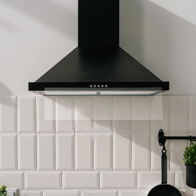KITCHEN HOOD SMOKE Baffle Pvc Ventilation Shield For Kitchen Hood ...