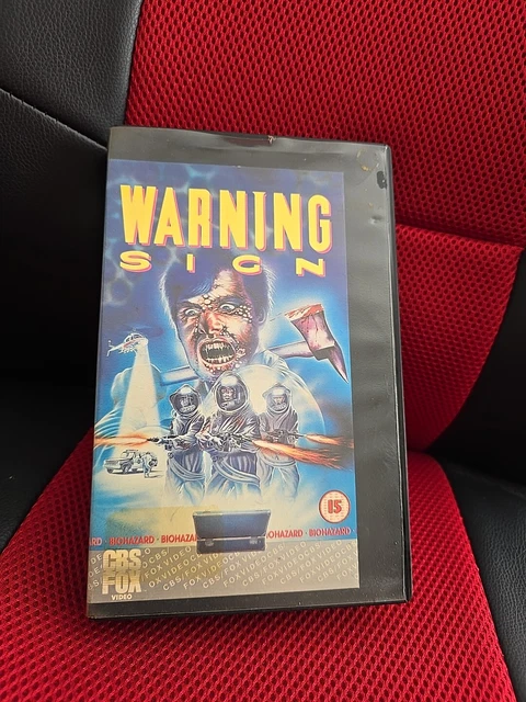 WARNING SIGN - Deleted Horror VHS video tape EUR 41,50 - PicClick IT