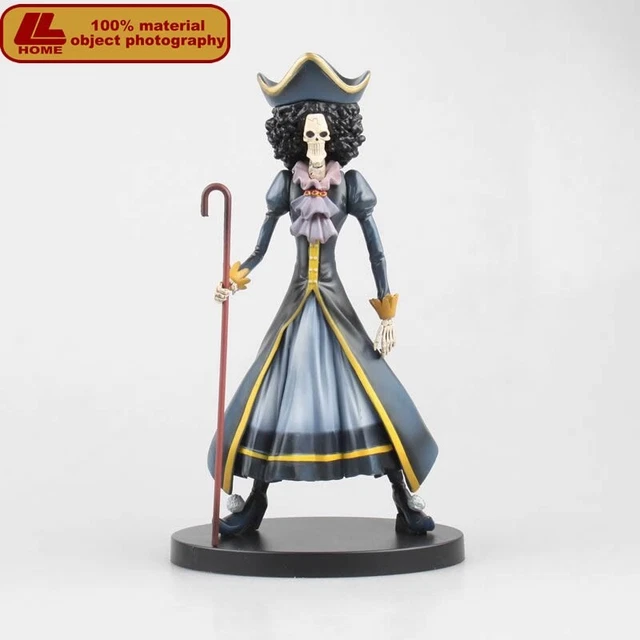 ANIME ONE PIECE 15th Anniversary Skeleton Brook PVC Figure Statue Toy ...
