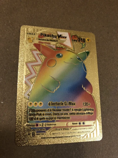 Carte Pokemon Pikachu Vmax Gold À VENDRE! - PicClick FR