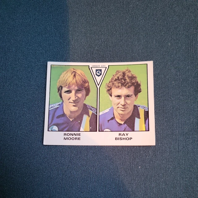 PANINI FOOTBALL 80 Sticker - No: 415 Ronnie Moore/Ray Bishop (Cardiff City) £0.99 - PicClick UK