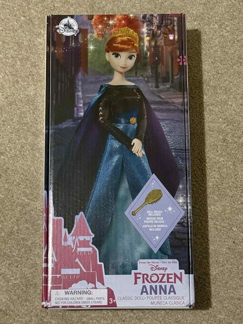DISNEY STORE OFFICIAL Anna Classic Doll Frozen 2 Movie 29cm with Brush Princess £15.08 - PicClick UK