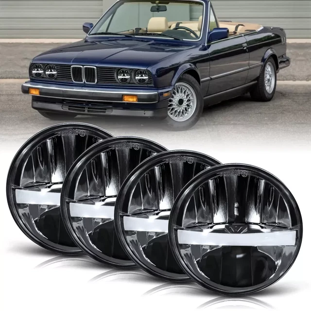 4X SCHEINWERFER BMW E12 E21 E23 E24 E28 E30 US Modell 3er 5er 6er M6 Umrüstung EUR 149,99 ...