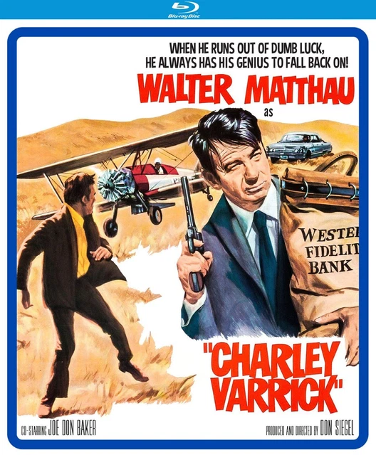 CHARLEY VARRICK (SPECIAL Edition) (Blu-ray) Walter Matthau Joe Don ...