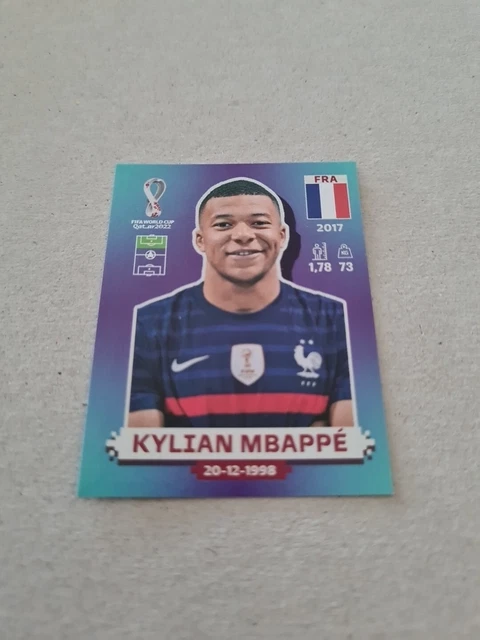 KYLIAN MBAPPE STICKER Panini World Cup Qatar 2022 / #FRA 19 EUR 11,95 ...