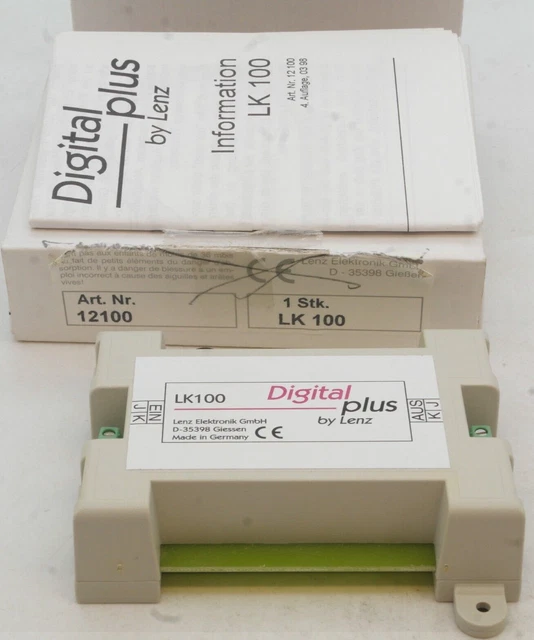 LENZ DIGITAL PLUS 12100 modulo loop spazzatrice LK100 in IMBALLO ...