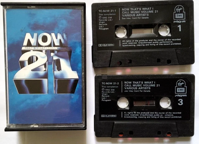 NOW THAT'S WHAT I Call Music! 21 double cassette various artists ...