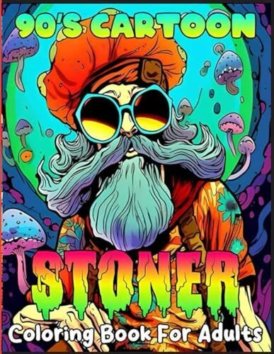 A 90S CARTOON STONER COLORING BOOK: Colo..., Hack, Dike £7.49 - PicClick UK