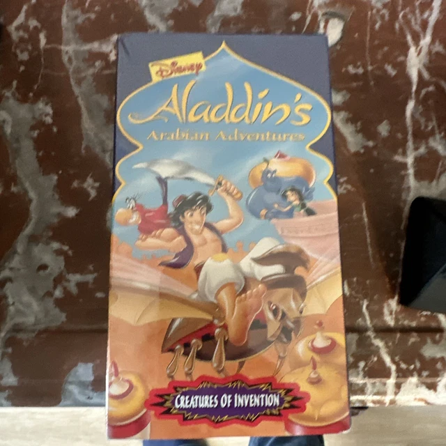 ALADDIN'S ARABIAN ADVENTURES Creatures of Invention Disney VHS 1994 ... ALADDIN'S ARABIAN ADVENTURES Creatures of Invention Disney VHS 1994 ...
