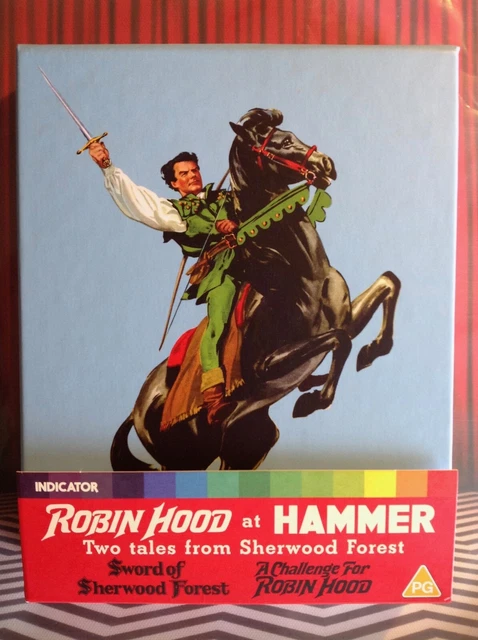 ROBIN HOOD AT HAMMER (LTD Ed. INDICATOR Blu-ray) 2-Film BOX SET + BOOK ...
