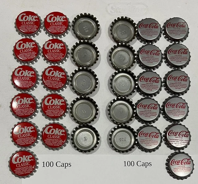 200 CAPSULES DE bouteilles de Coca-Cola de collection Coca-Cola EUR 23 ...