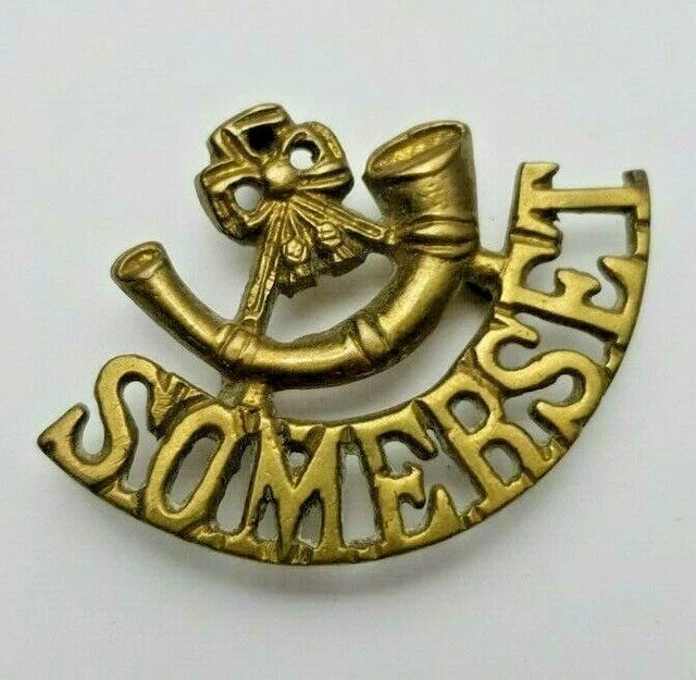 WW1 SOMERSET LIGHT Infantry Regiment Shoulder Title - Indian Made - 3 ...