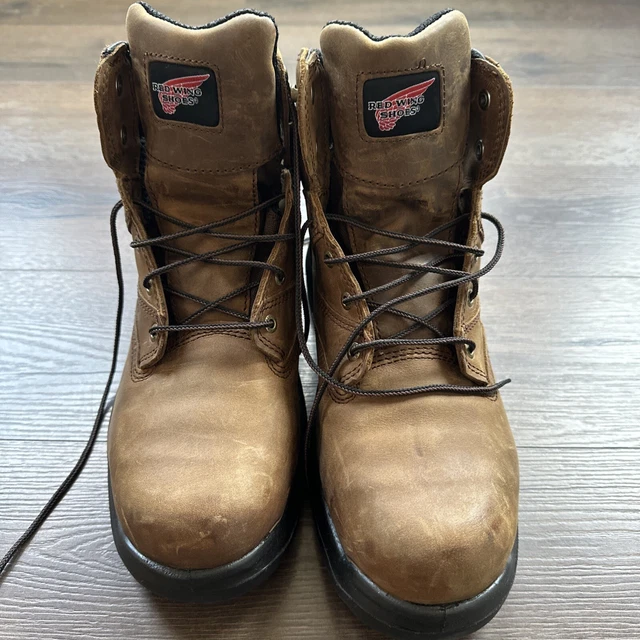 RED WING METGUARD Boots 6” Safety Toe Flexbond Mens 11 D Slip Resistant ...