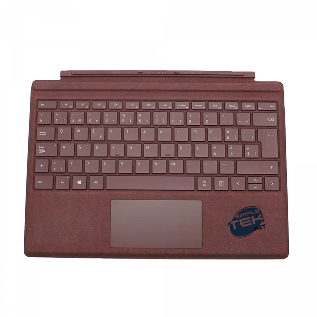 MICROSOFT KEYBOARD ORIGINAL Surface Pro 3 4 5 6 7 Layout Qwertz Swiss ...