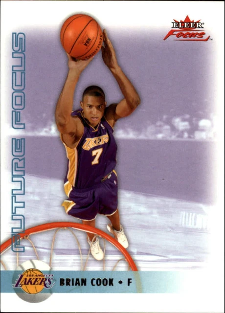 2003-04 FLEER FOCUS Los Angeles Lakers carte basket-ball #160 Brian ...